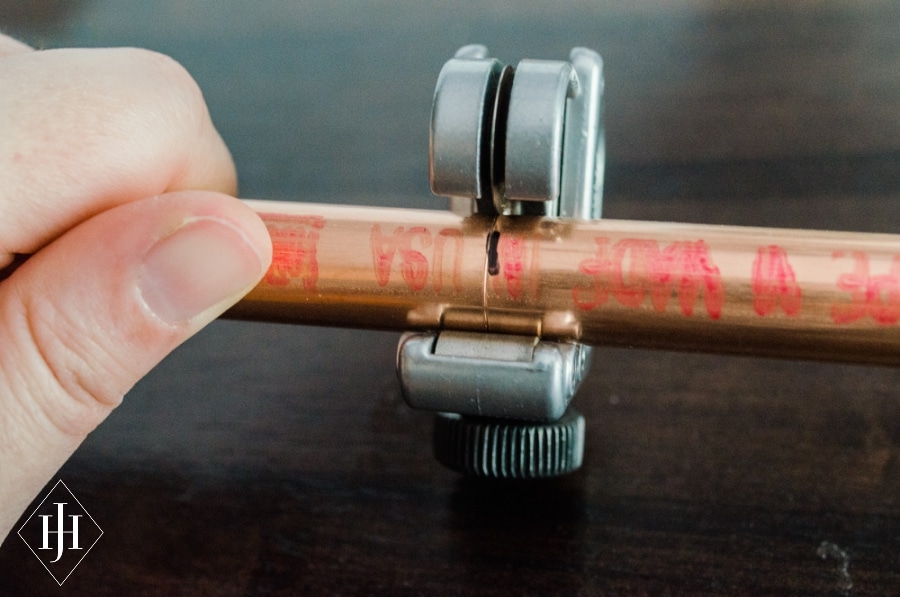 DIY Tutorial How To Make Your Own Copper Pipe Table Numbers Capitol