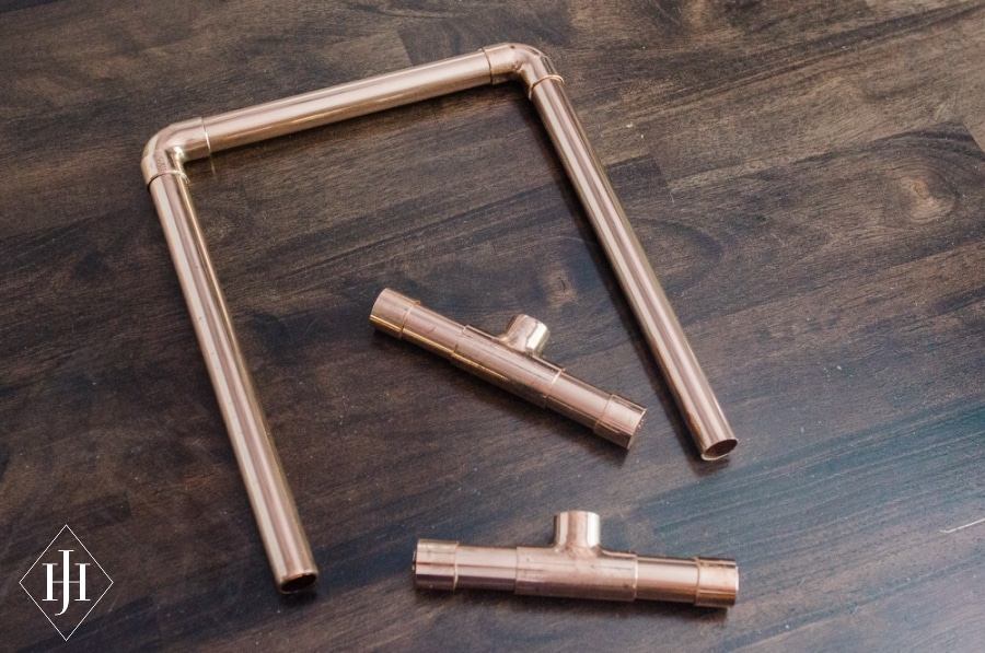 DIY Tutorial How To Make Your Own Copper Pipe Table Numbers Capitol